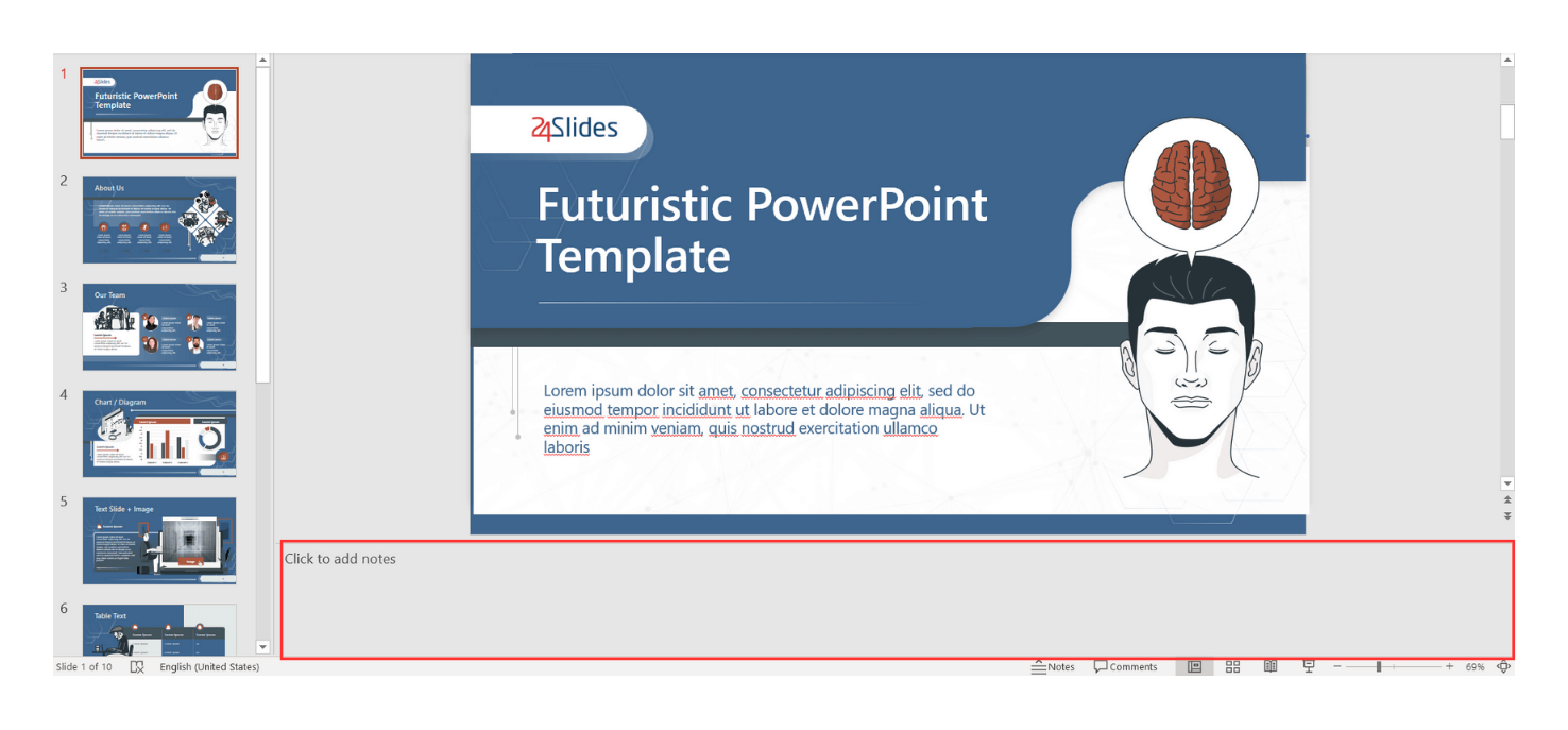 Powerpoint Notes Template Powerpoint Notes Template