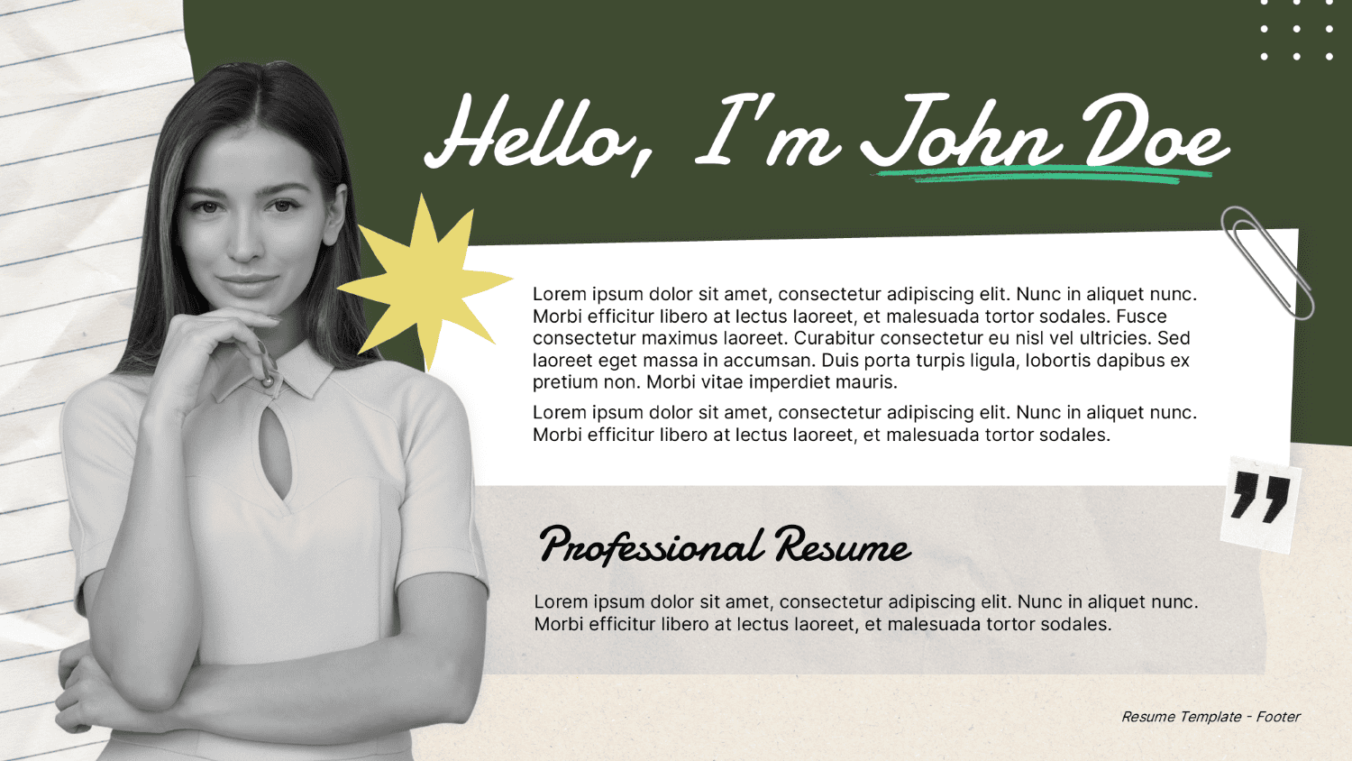 Self & Team Introduction PPT Templates (Free Download)