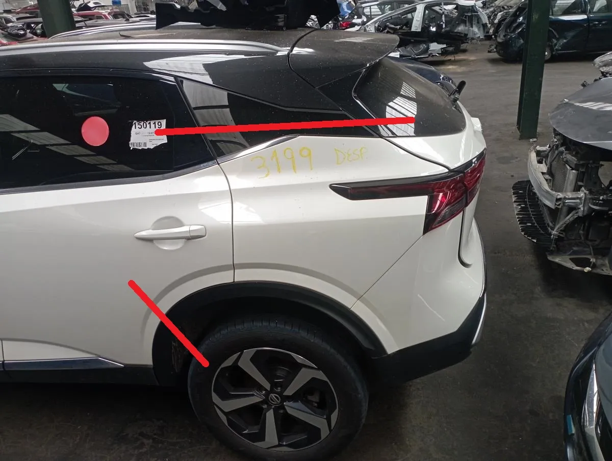 Left rear quarter panel of Collision for NISSAN Qashqai III (J12) 2021 ...