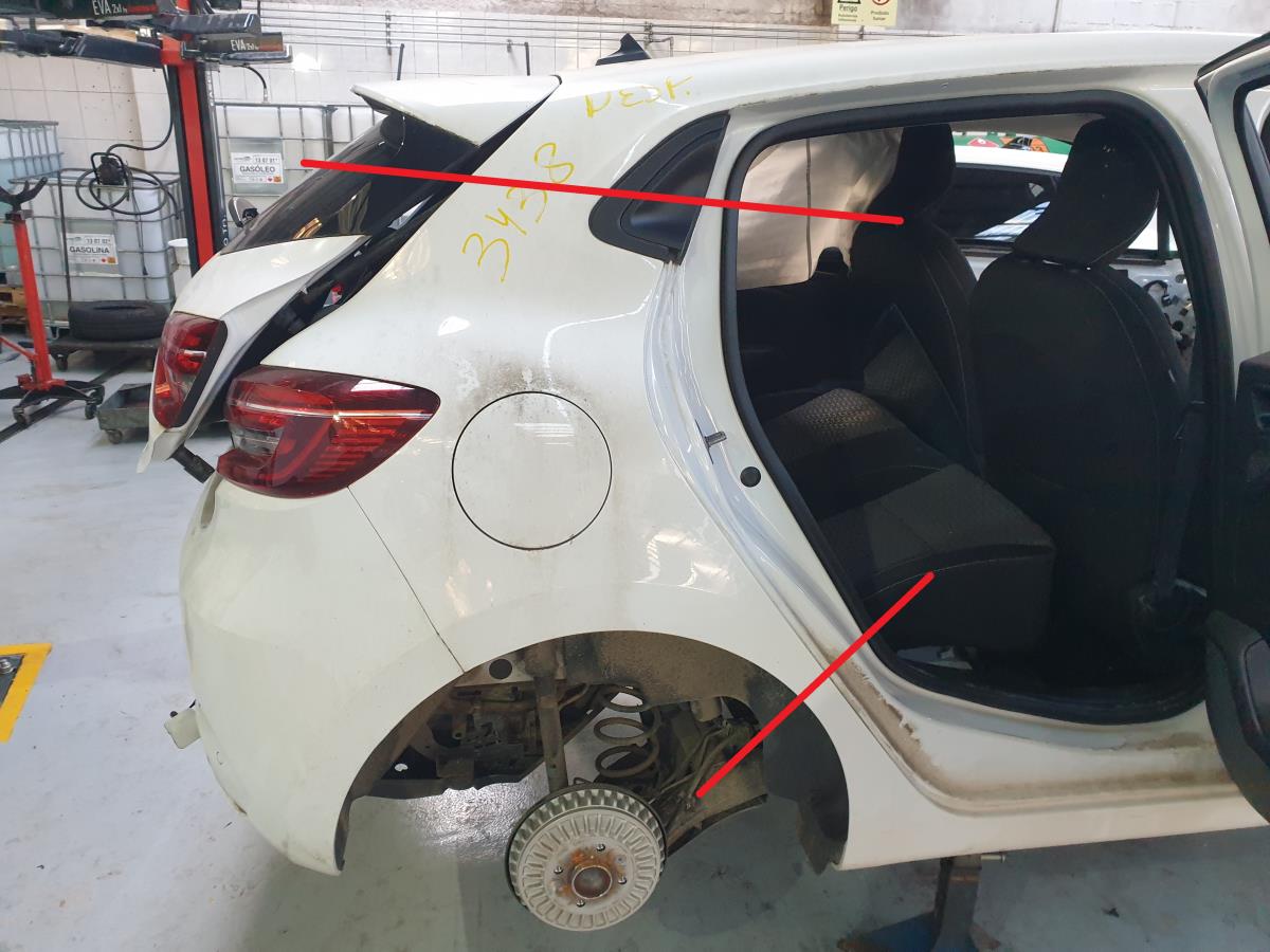 Right rear quarter panel of Collision for RENAULT Clio V (BF_) 2019 ...
