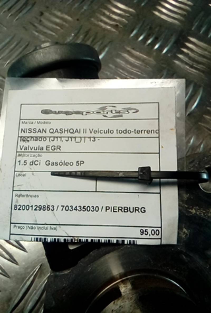Válvula EGR para NISSAN Qashqai II (J11) - Peças Auto Usadas Originais ...