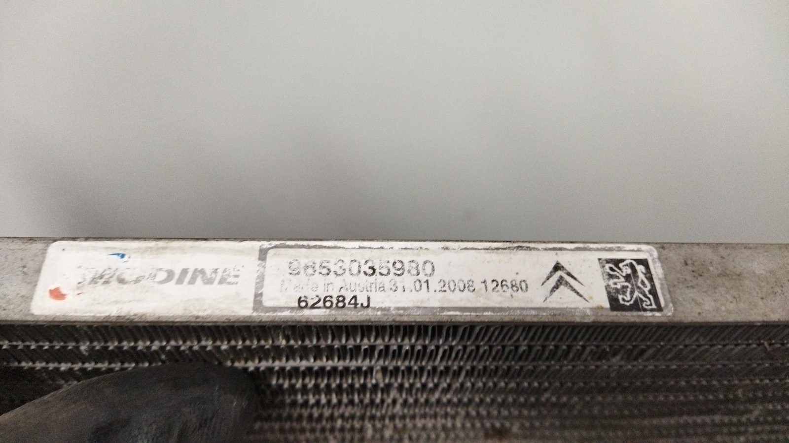 AC Radiator PEUGEOT 207 de 2006 a 2015