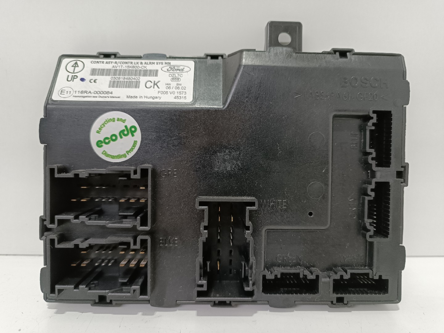 Módulo eletrónico FORD FIESTA VI de 2008 a 2024