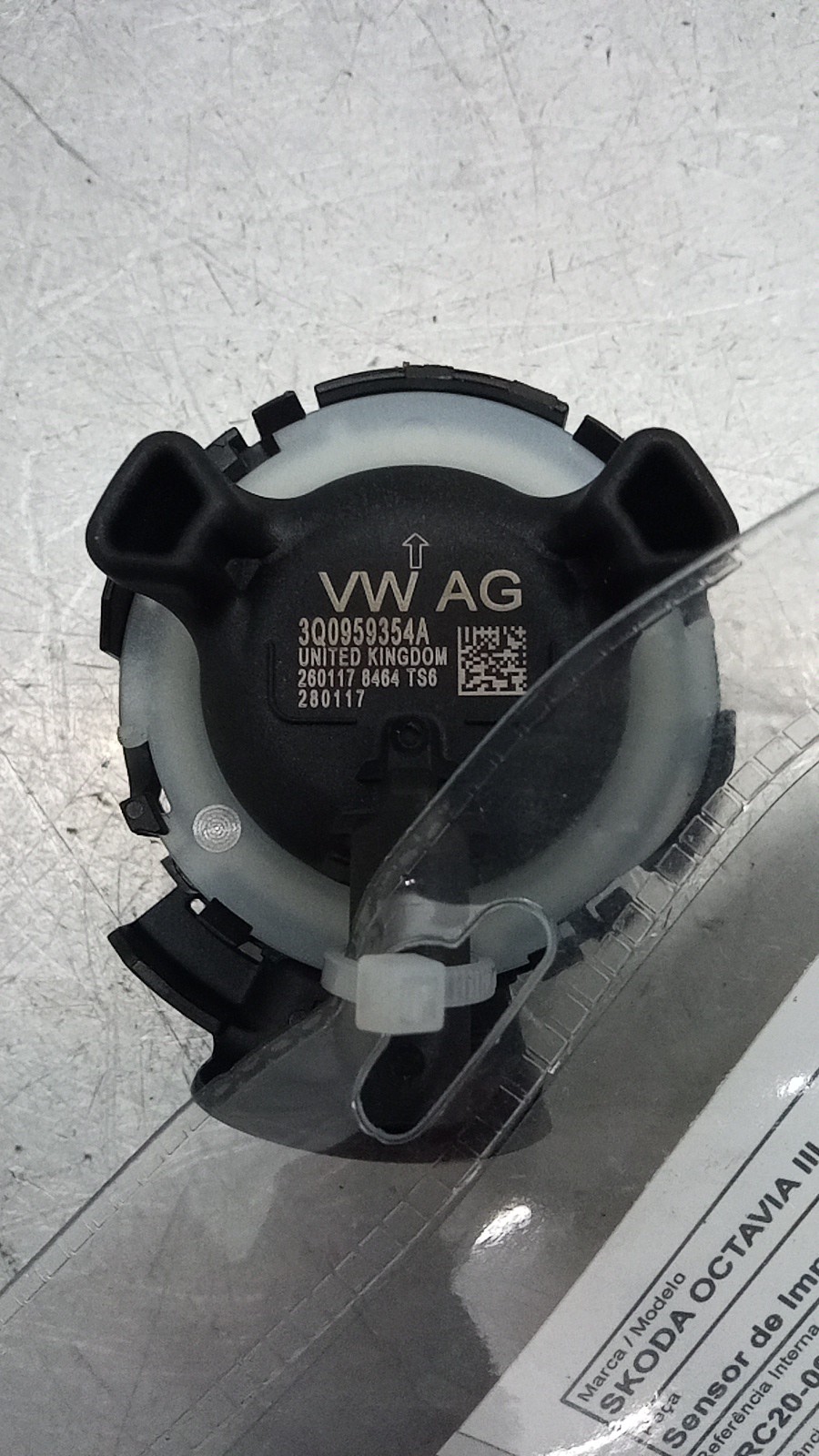 Sensor de Impacto para SKODA OCTAVIA III - 3Q0959354A |Procarro