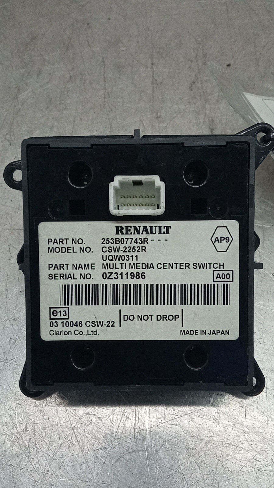 Interruptor / Botão Multifunções (Navegação) para RENAULT LATITUDE ...