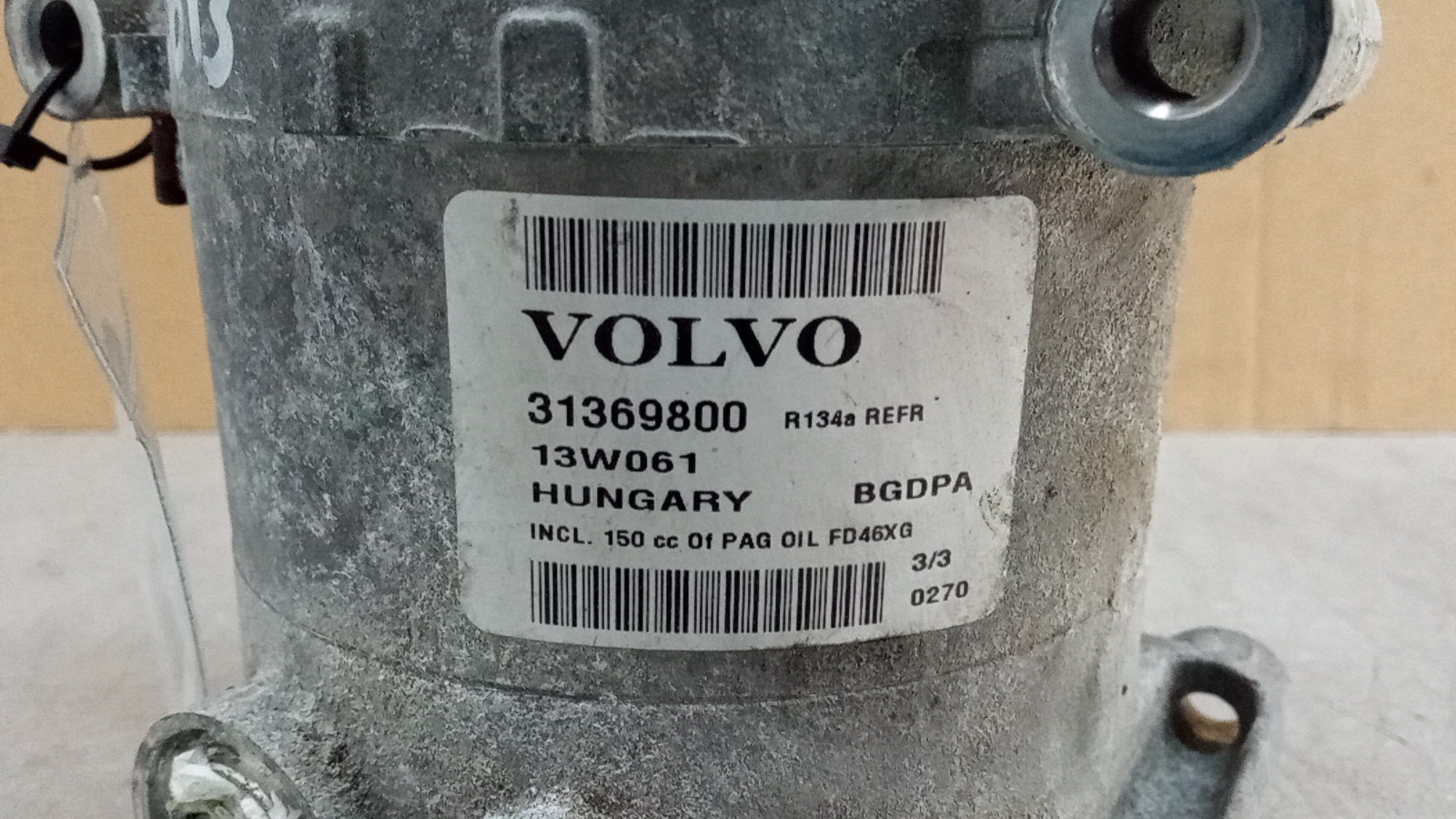 Compressor do Ar condicionado para VOLVO V40 Hatchback - 31369800 |Procarro
