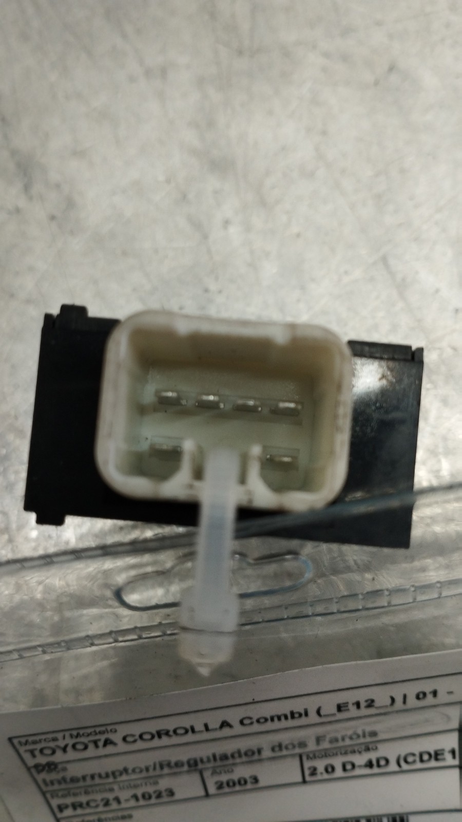 Interruptor/Regulador dos Faróis para TOYOTA COROLLA Verso - Procarro