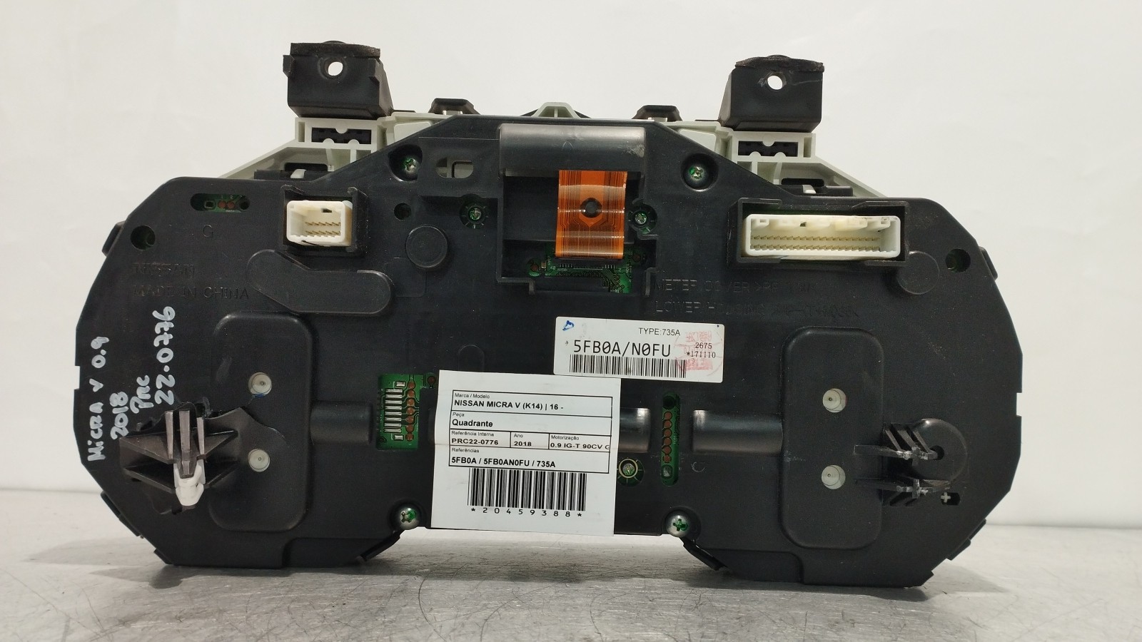 Quadrante para NISSAN MICRA V - 5FB0A |Procarro