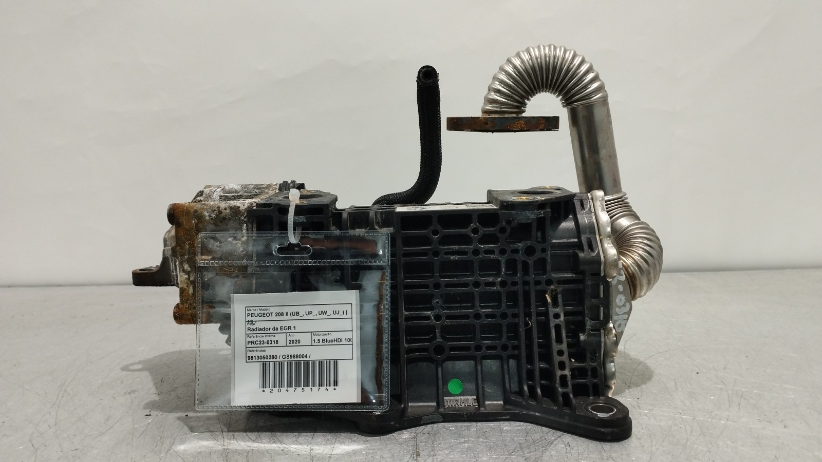 Radiador Da EGR Para PEUGEOT 208 II Indispon vel Procarro radiador-da-egr-para-peugeot-208-ii-indispon-vel-procarro