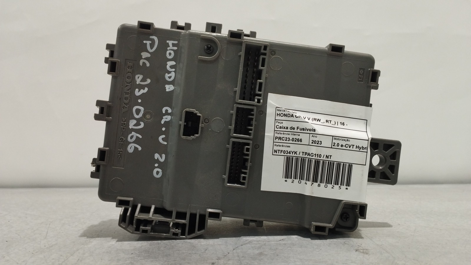 Caixa de Fusíveis para HONDA CR-V V - NTF034YK |Procarro