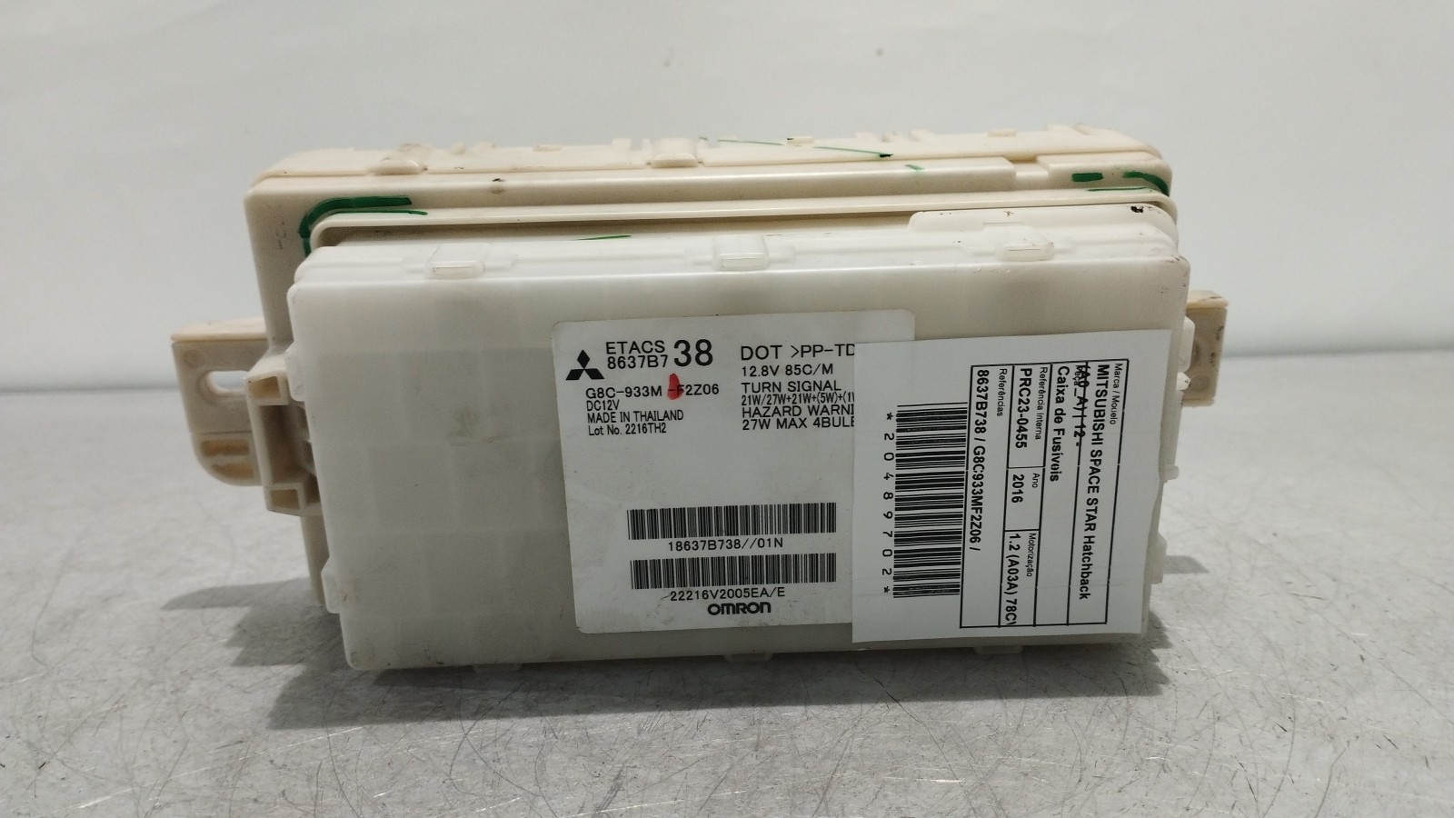 Caixa de Fusíveis para MITSUBISHI SPACE STAR Hatchback - 8637B738 |Procarro