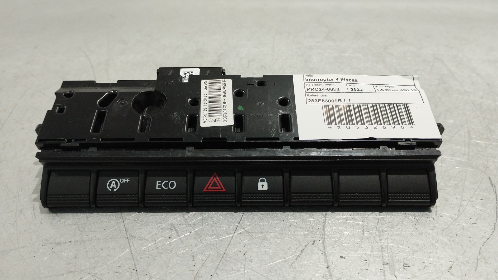 Hazard warning lights for RENAULT CLIO V - Procarro