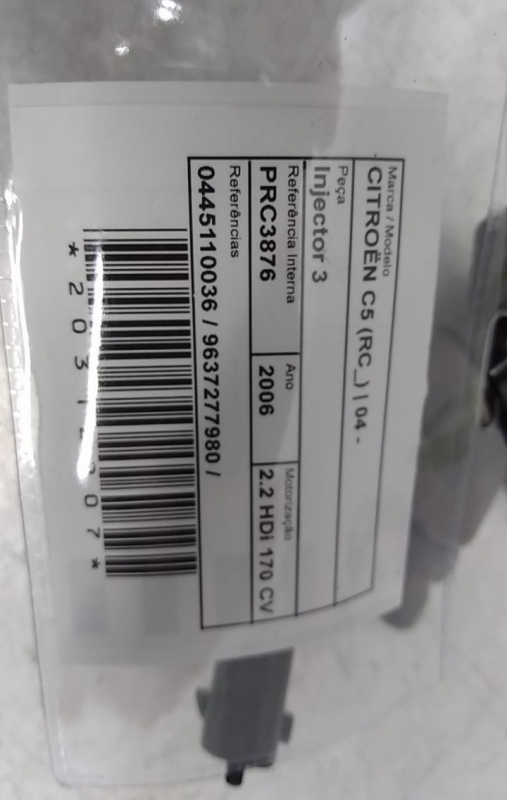 Injetor para CITROEN C5 II - 0445110036 |Procarro
