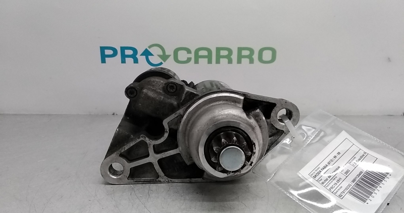 Motor de Arranque para SKODA FABIA I - 02T911023G |Procarro