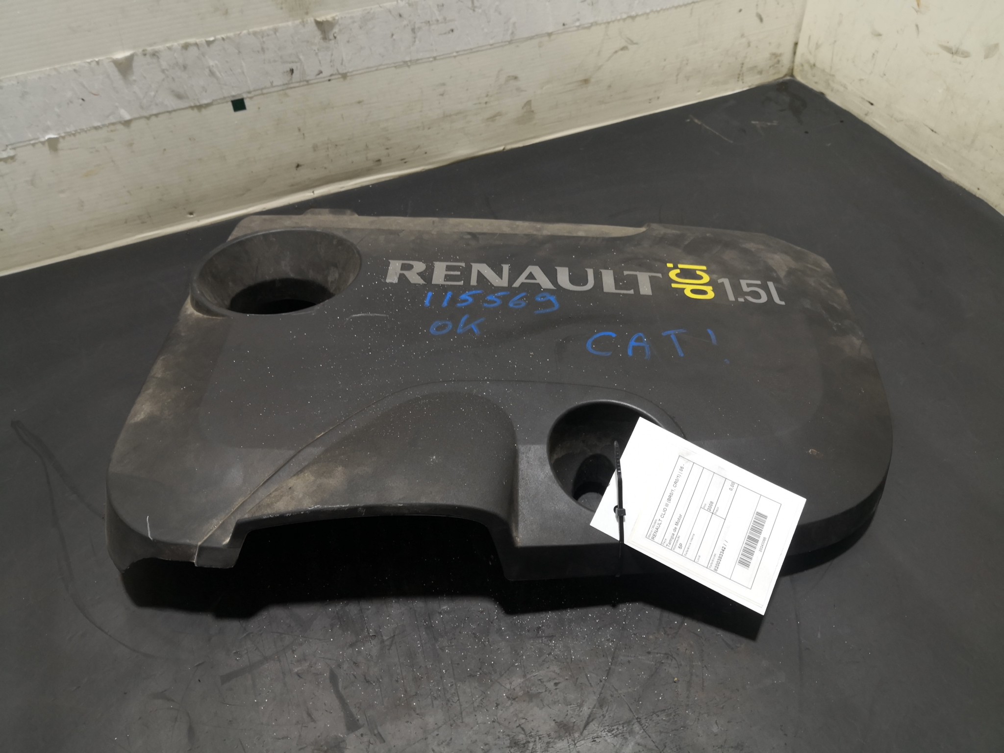 Tampa de Motor para RENAULT CLIO III (BR0/1, CR0/1) | 05 - - Auto Peças ...