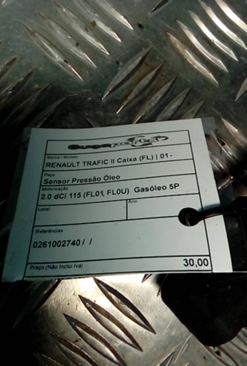 Map sensor para RENAULT TRAFIC II Caixa - Original Used Auto Parts With ...