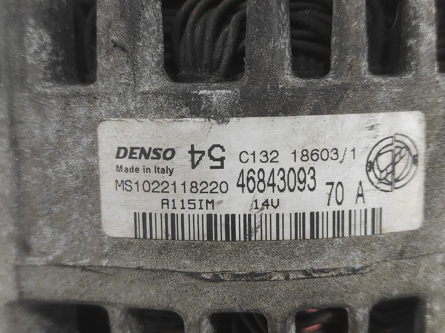 Alternator for FIAT PANDA | Recife Used Parts