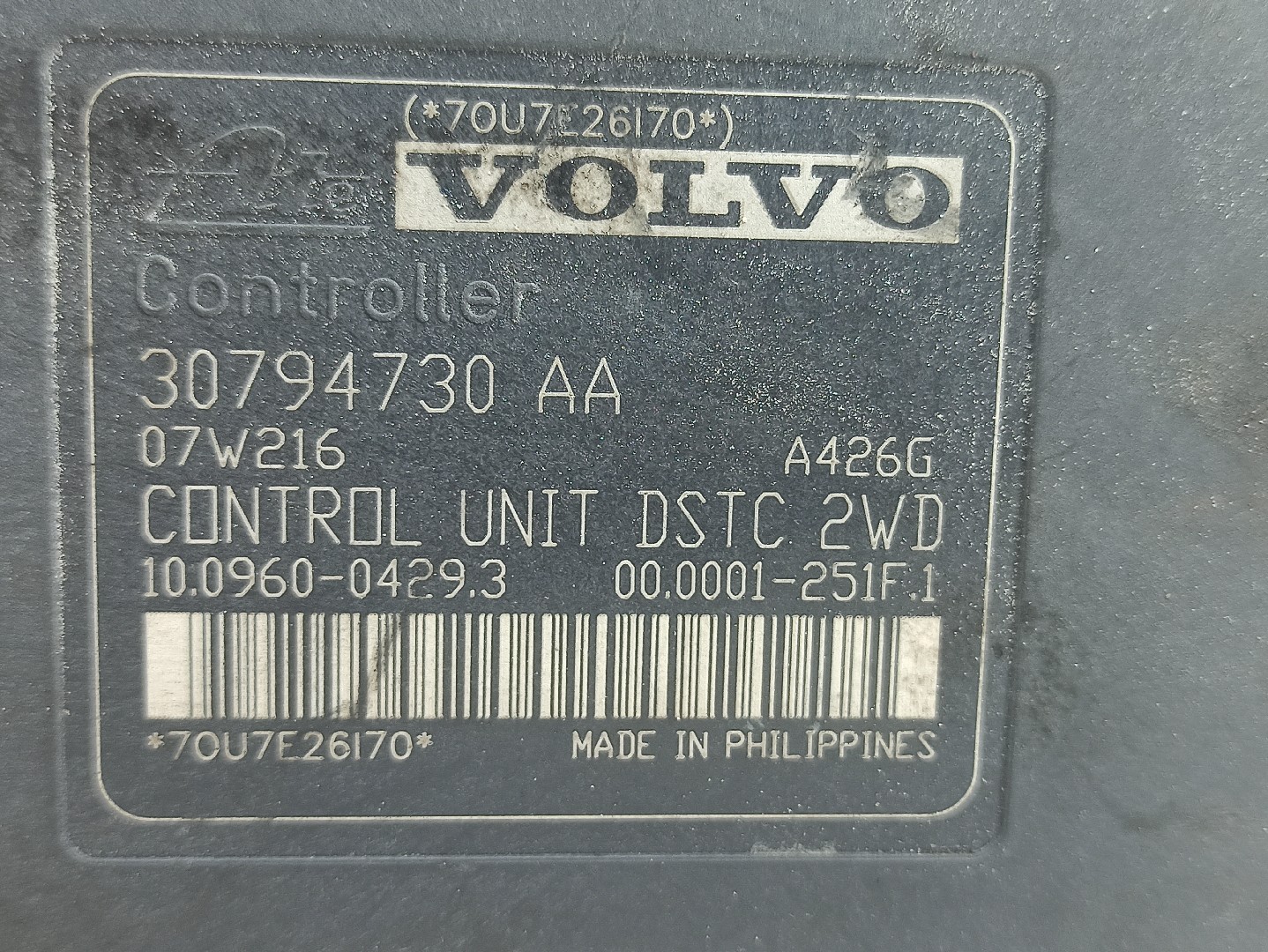 Modulo ABS para VOLVO V50 | Recife Peças Usadas