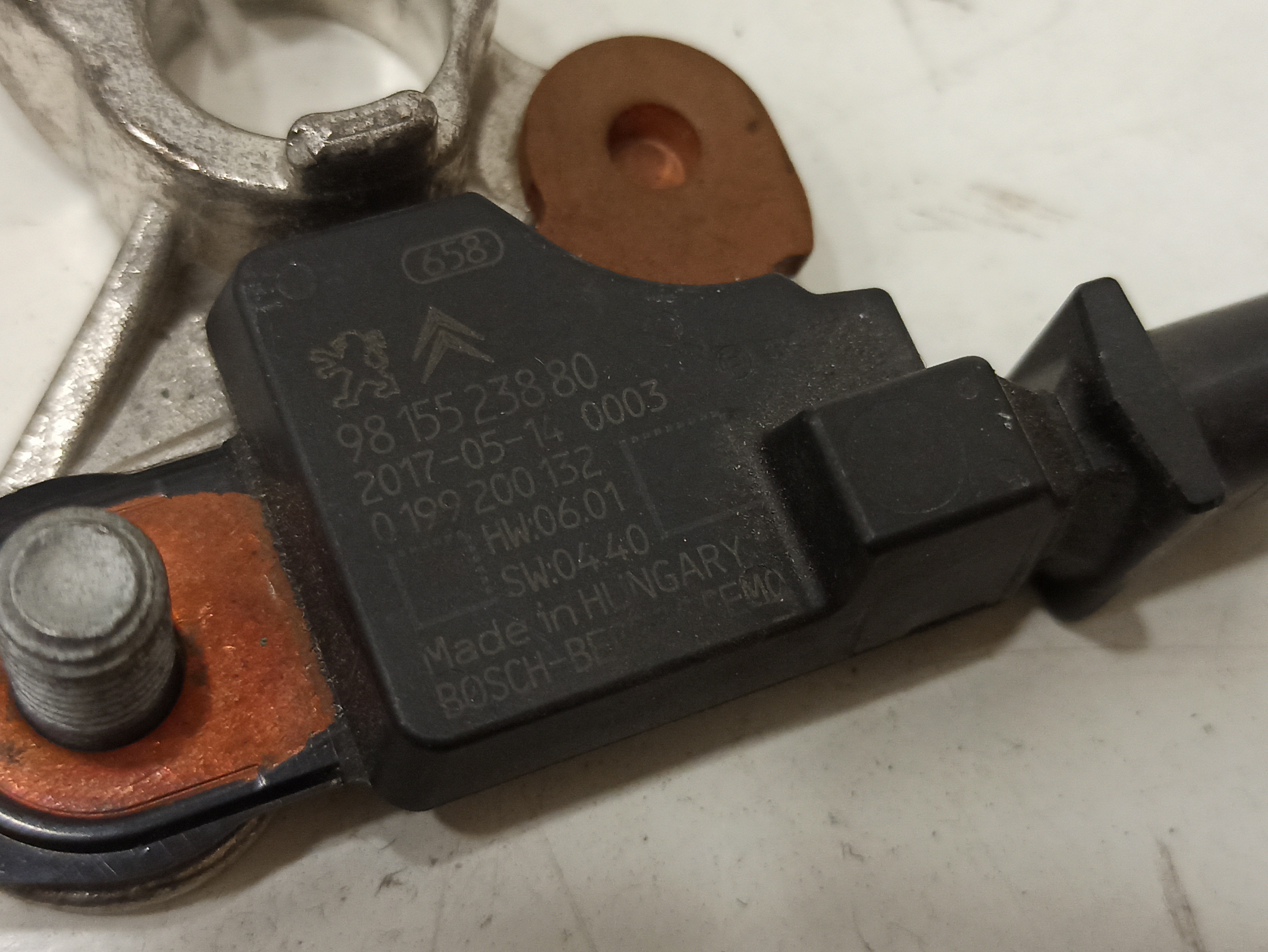 Módulo de Bateria CITROEN BERLINGO Caixa 9815523880 - Motivauto