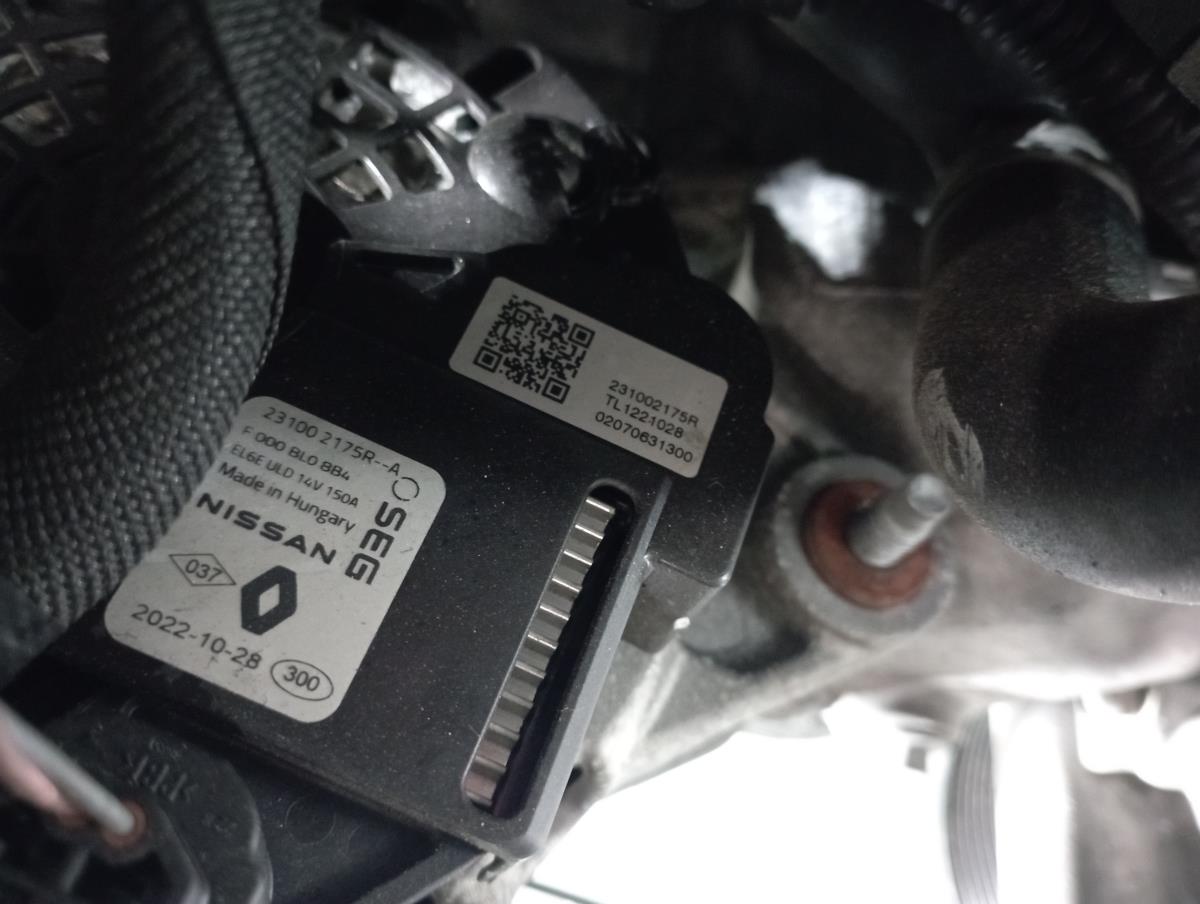 Alternador: RENAULT CAPTUR II - 231002175R / F000BL08B4 / TL1221028 ...