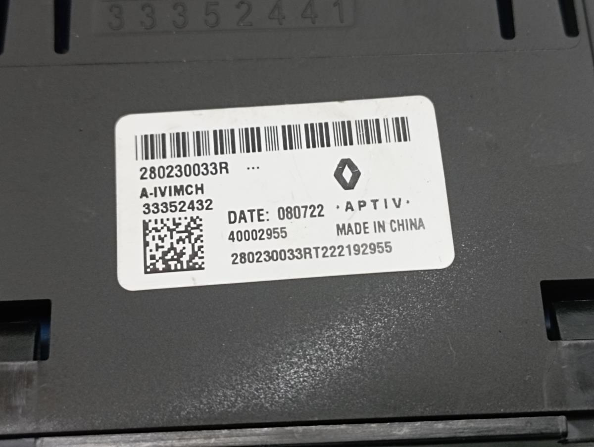 Módulo USB/AUX: RENAULT CAPTUR II - 280230033R |Servcarros