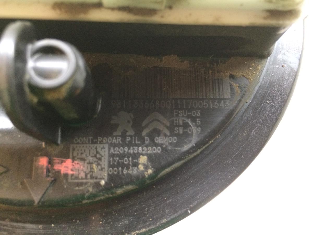 Pompa Gasolio Del Serbatoio : CITROEN C3 III - 9811336680 ...