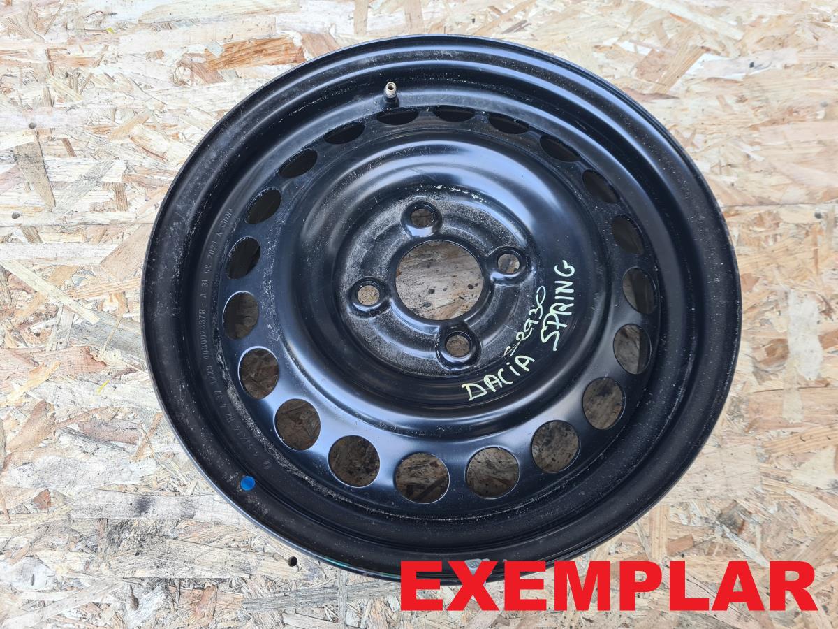 Jante de Ferro: DACIA SPRING - 403002837R / 4.5Jx14H2 / ET37 |Servcarros