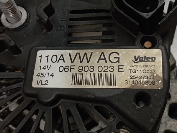 Alternador: SKODA RAPID Spaceback - 06F903023E / TG11C017 |Servcarros