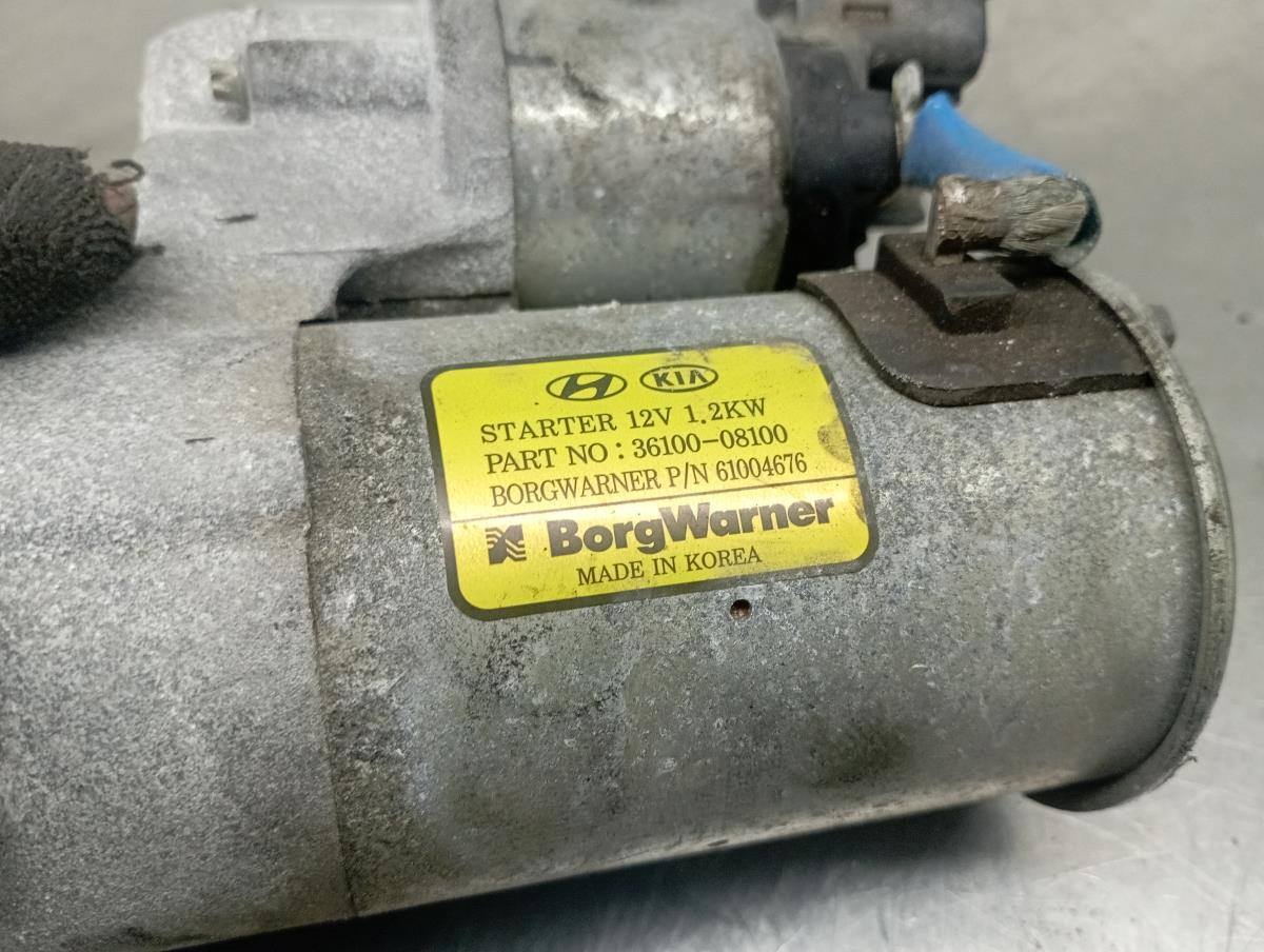 Motor De Arranque: HYUNDAI i20 - 36100-08100 / 61004676 / 3610008100 ...