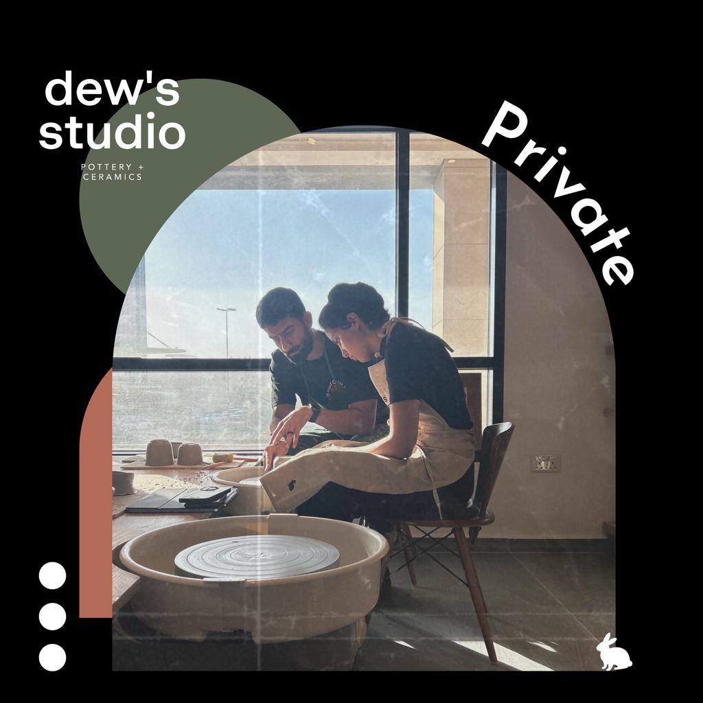 Private Classes - Pottery Wheel (Buthaina) - Dew's Studio