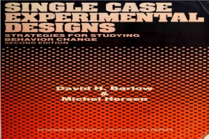 Single Case Experimental Designs book pdf by David H. Barlow - YSK Books