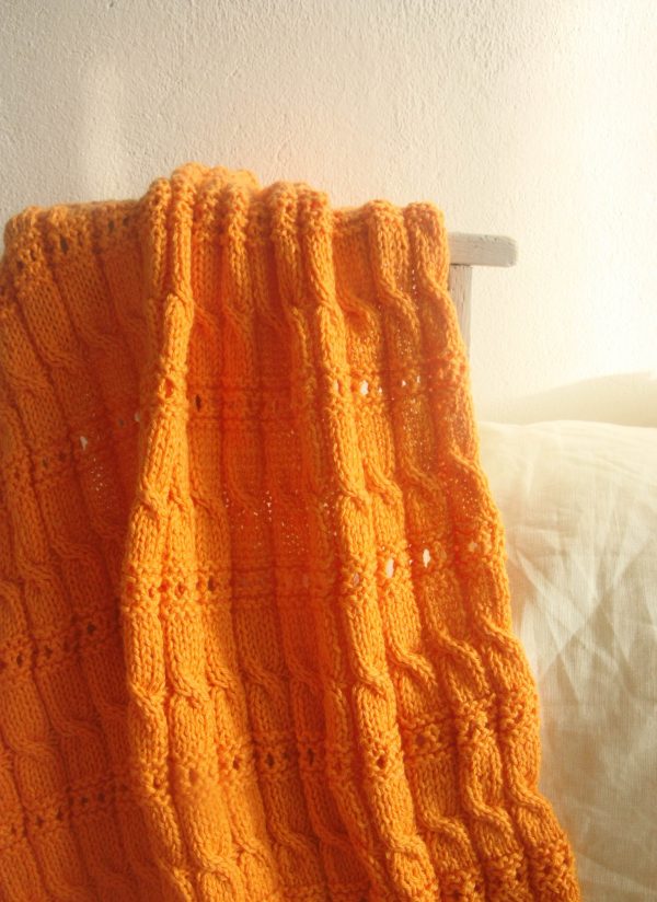 Knitting pattern baby blanket, digital download, pdf pattern in english ...