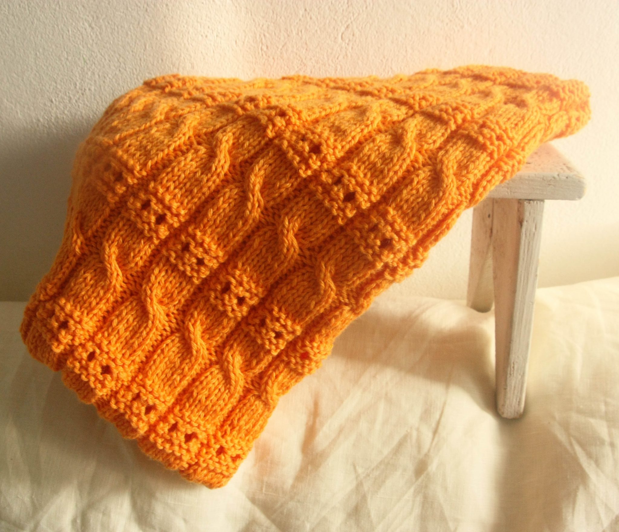 Knitting pattern baby blanket, digital download, pdf pattern in english ...