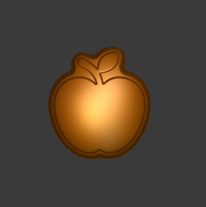 Apple STL file - Crealandia