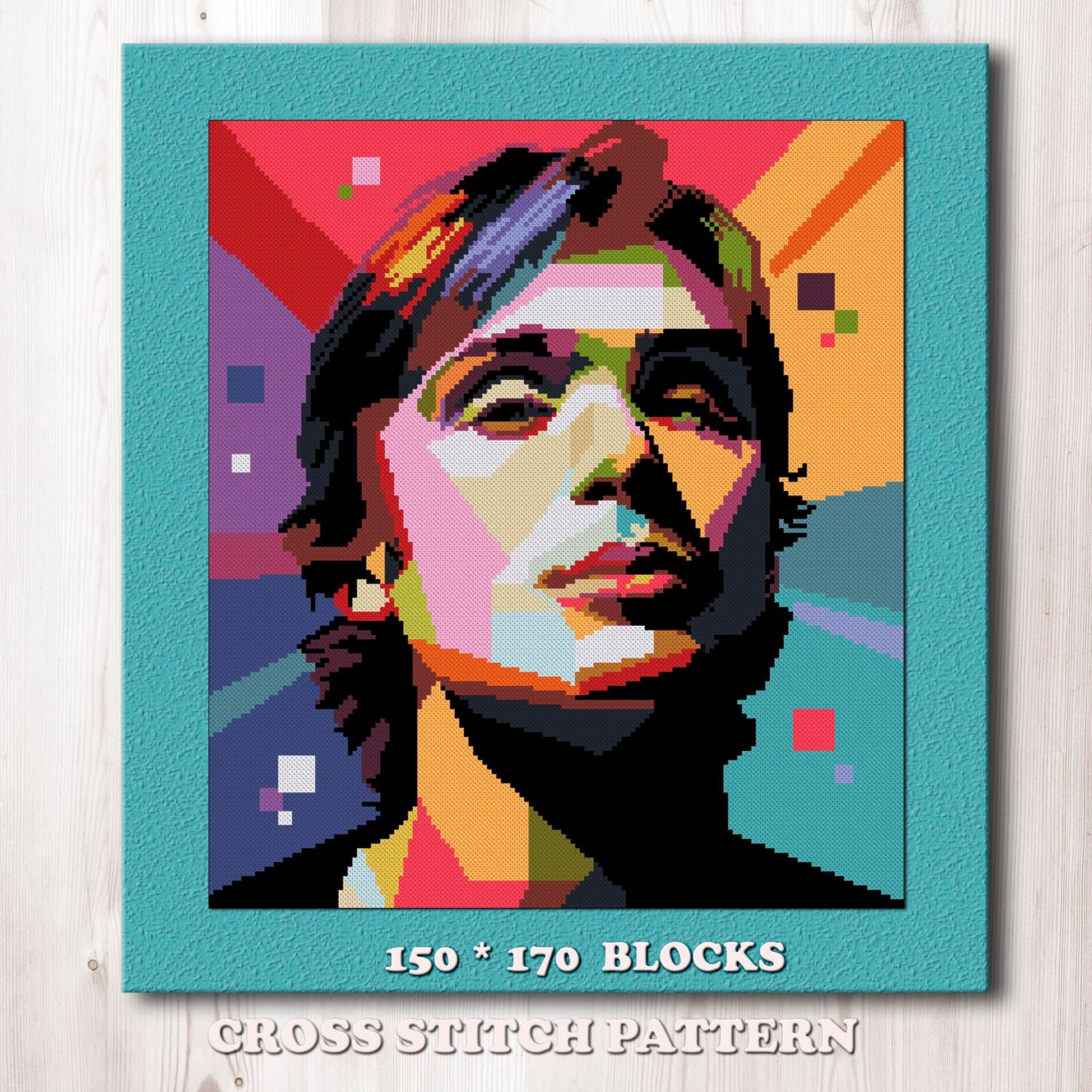Cillian Murphy cross stitch pattern - Crealandia