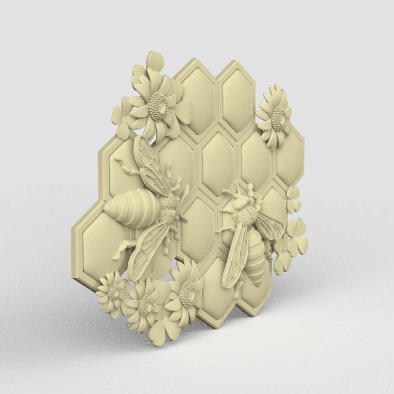 3D Model STL CNC Router file 3dprintable Parrot Panel