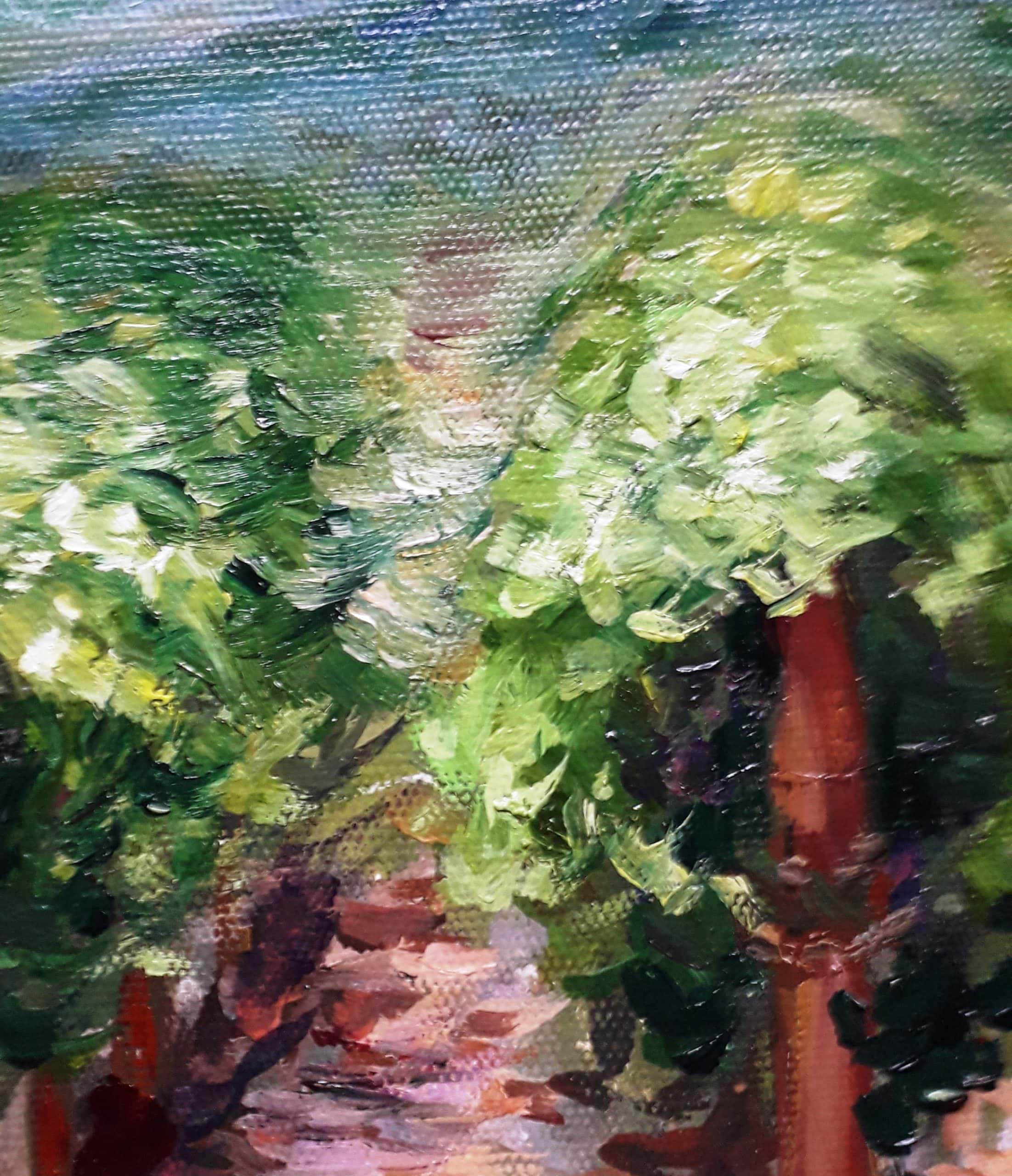 Napa Valley Painting Mountain Artwork Original Art - Crealandia