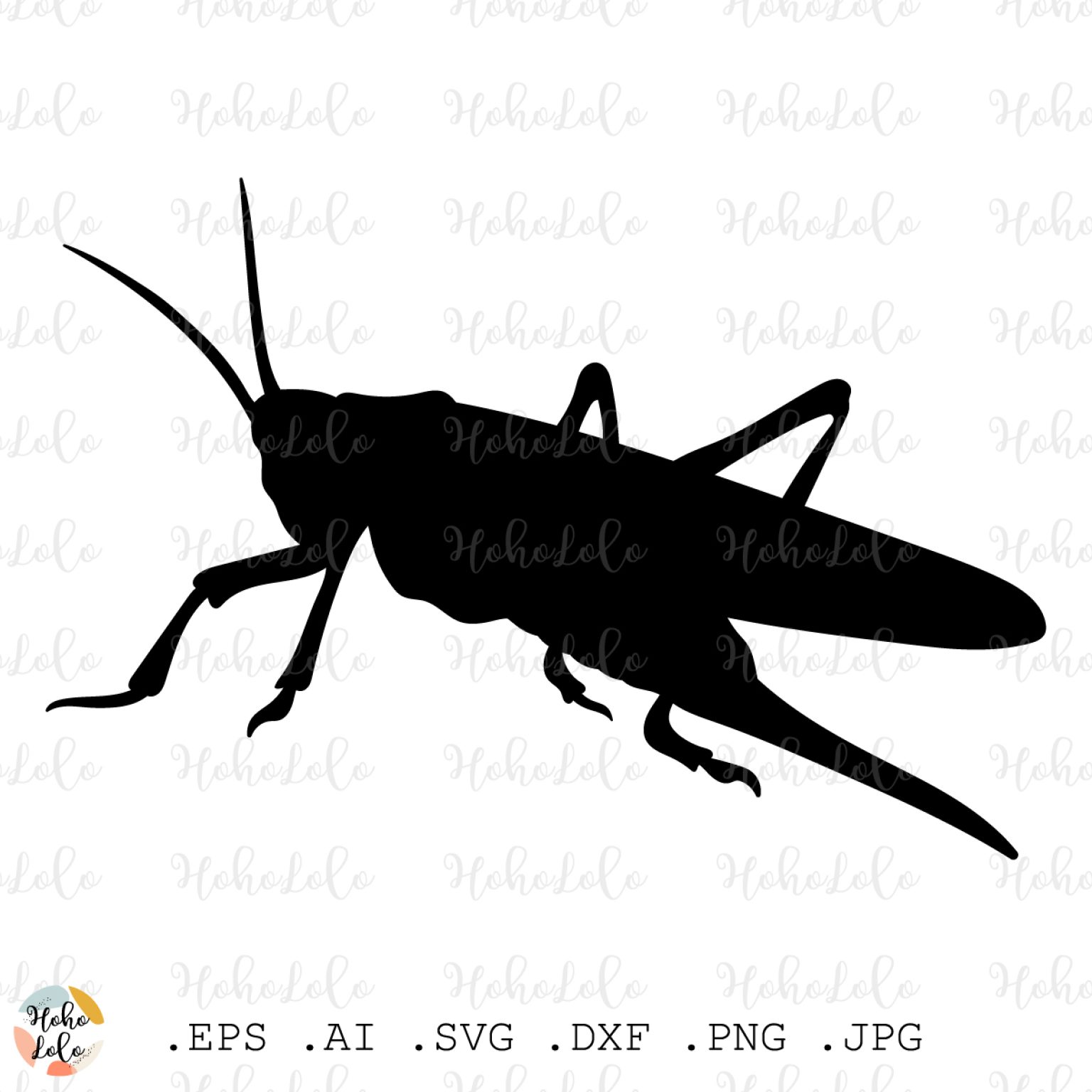 Locust Grasshopper Svg Silhouette Insects Templates