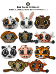 Beaded Tiger Pattern - Cute Seed Bead Zodiac Animals Step by Step ...