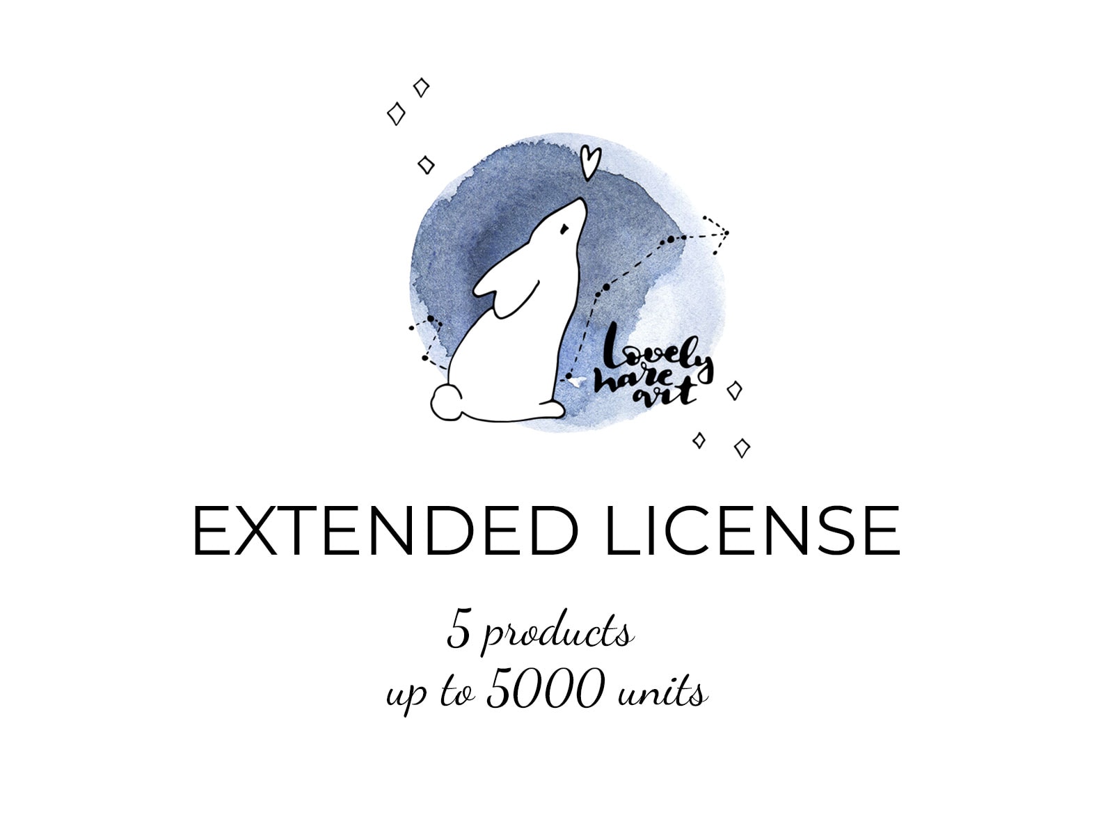 Extended license, Commercial use license, POD license - Crealandia