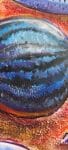 Watermelons painting 20*20" surrealism blue moon art Yalozik