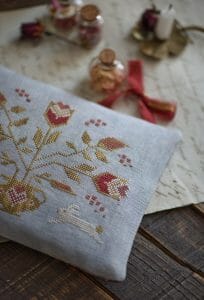 Hooray For Spring PDF Primitive Cross stitch pattern 102X74