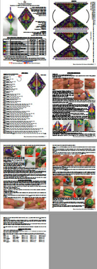 Peyote Pod Pattern Magical Flower - Beaded Pod Tutorial Christmas ...