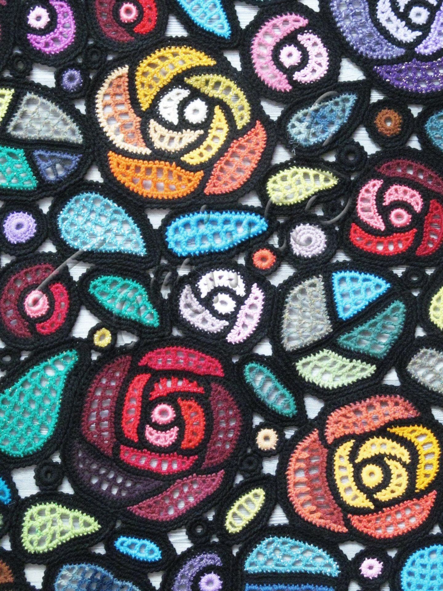 Digital knitting crochet pattern shawl scarf | Tominas-knit – Crealandia