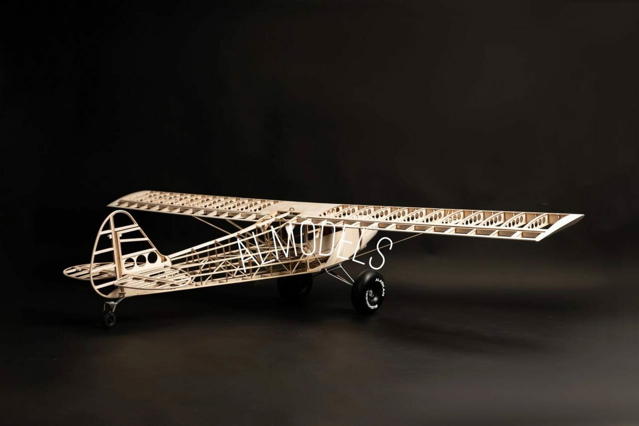 Drawing Piper Super Cub Pa-18 WOOD Version - Crealandia