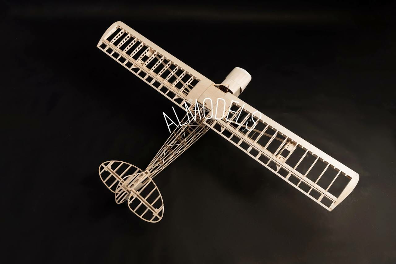 Drawing Piper Super Cub Pa-18 WOOD Version - Crealandia