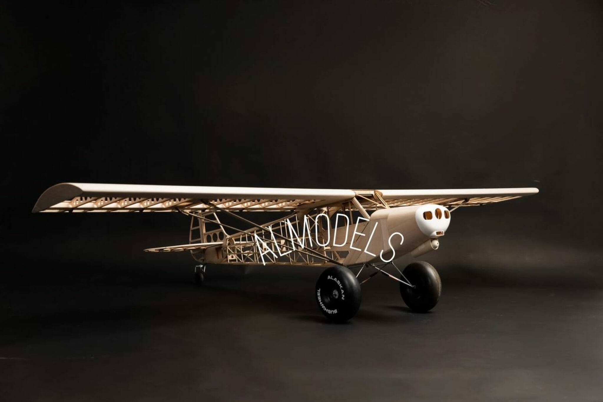 Drawing Piper Super Cub Pa-18 WOOD Version - Crealandia