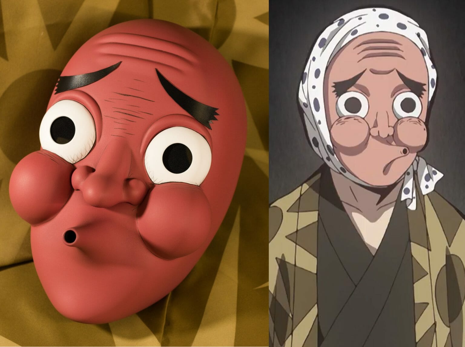 Haganezuka Hotaru mask, anime cosplay mask