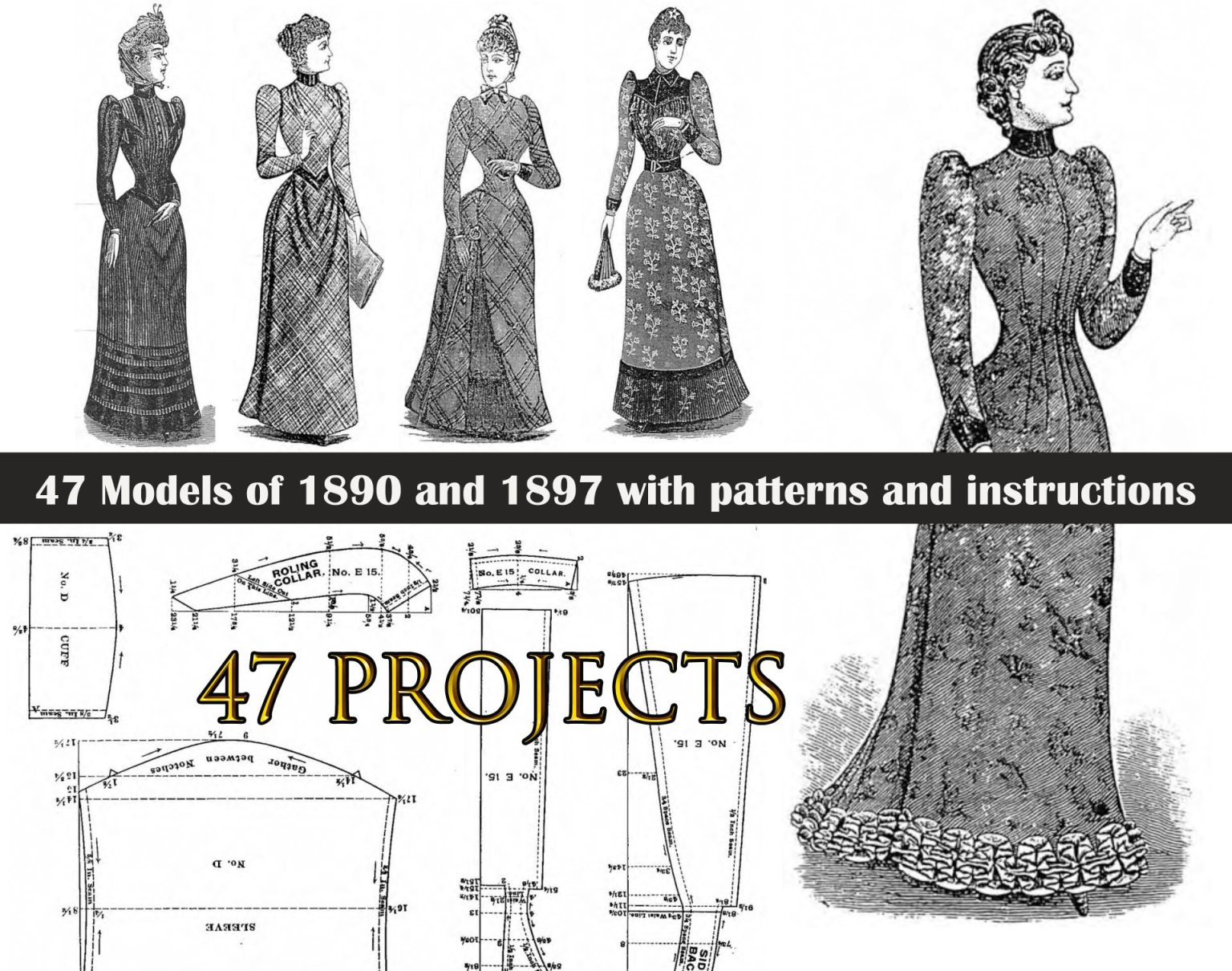 The Voice of Fashion. Patterns of Fashion Models 1890 - 1897