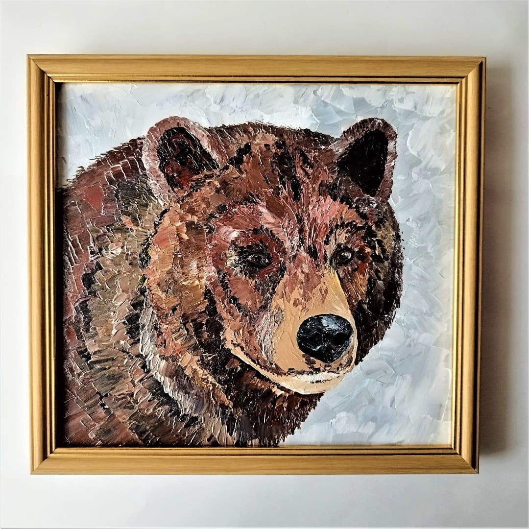 Brown Bear Painting